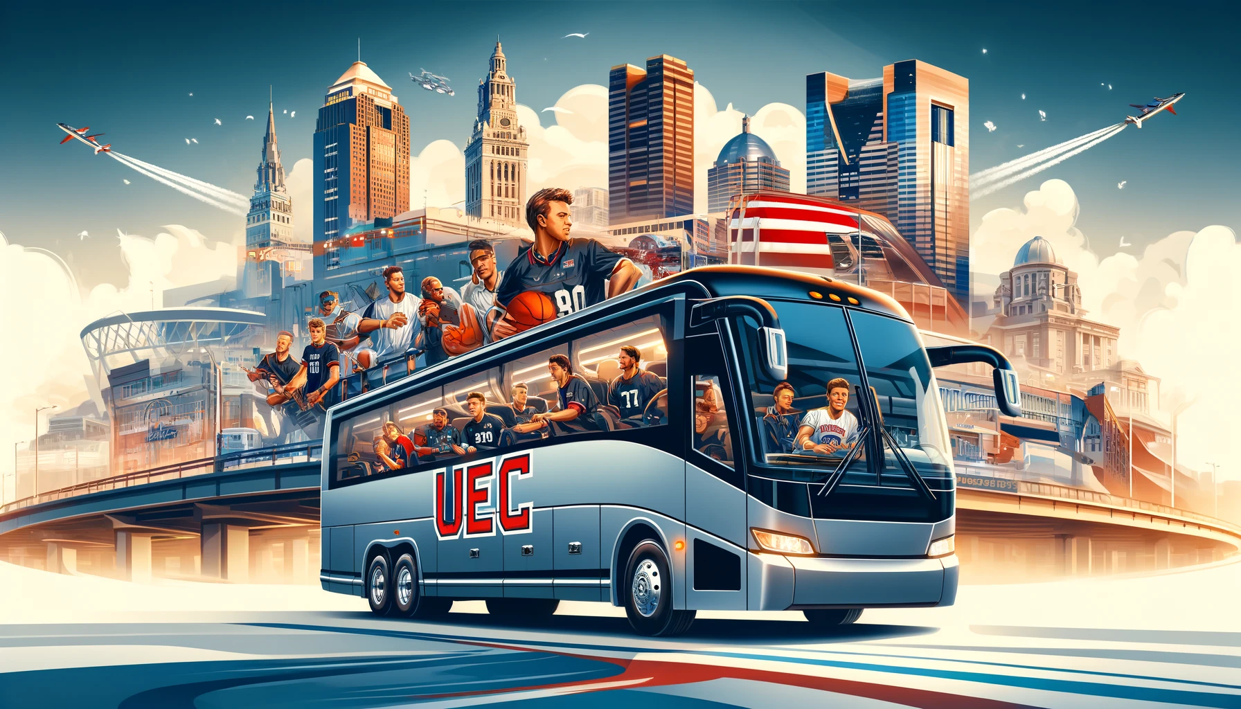 Charter Bus Services for Sports Teams in Ohio | Urban Charter ...